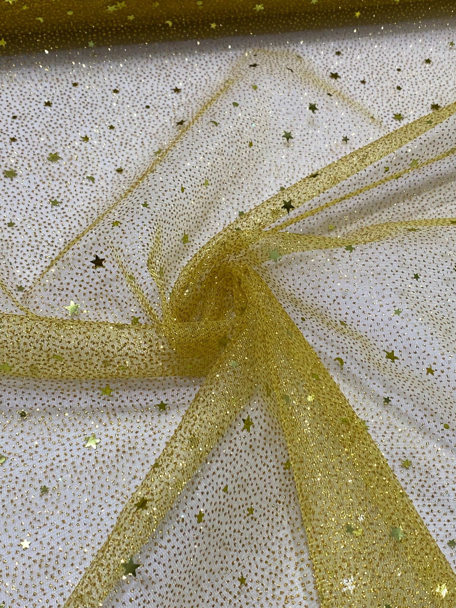 Tul Con Glitter "Estrellas Y Lunas" – Sanditex