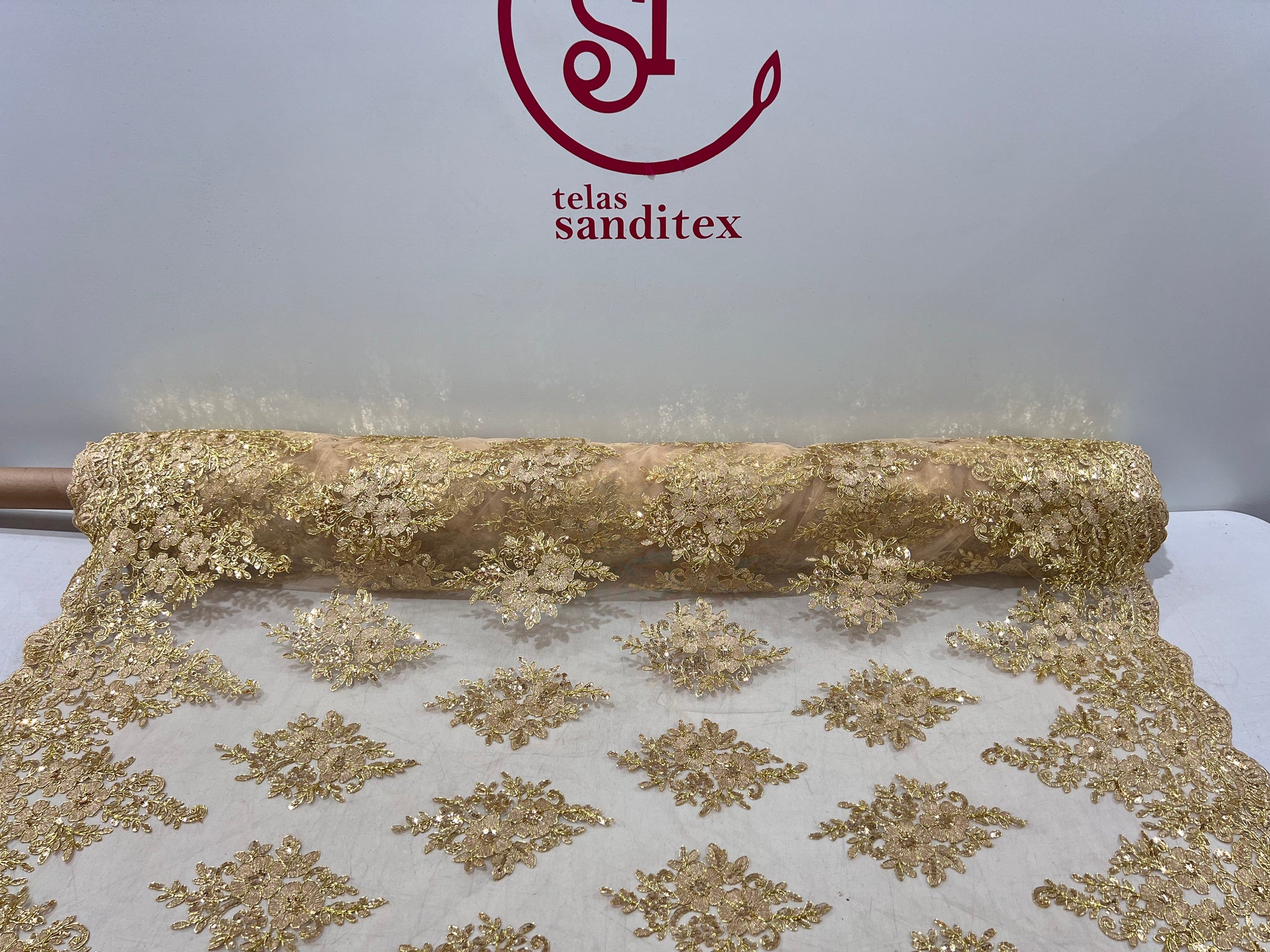 Tul Bordado Con Lentejuela "Martha" – Sanditex