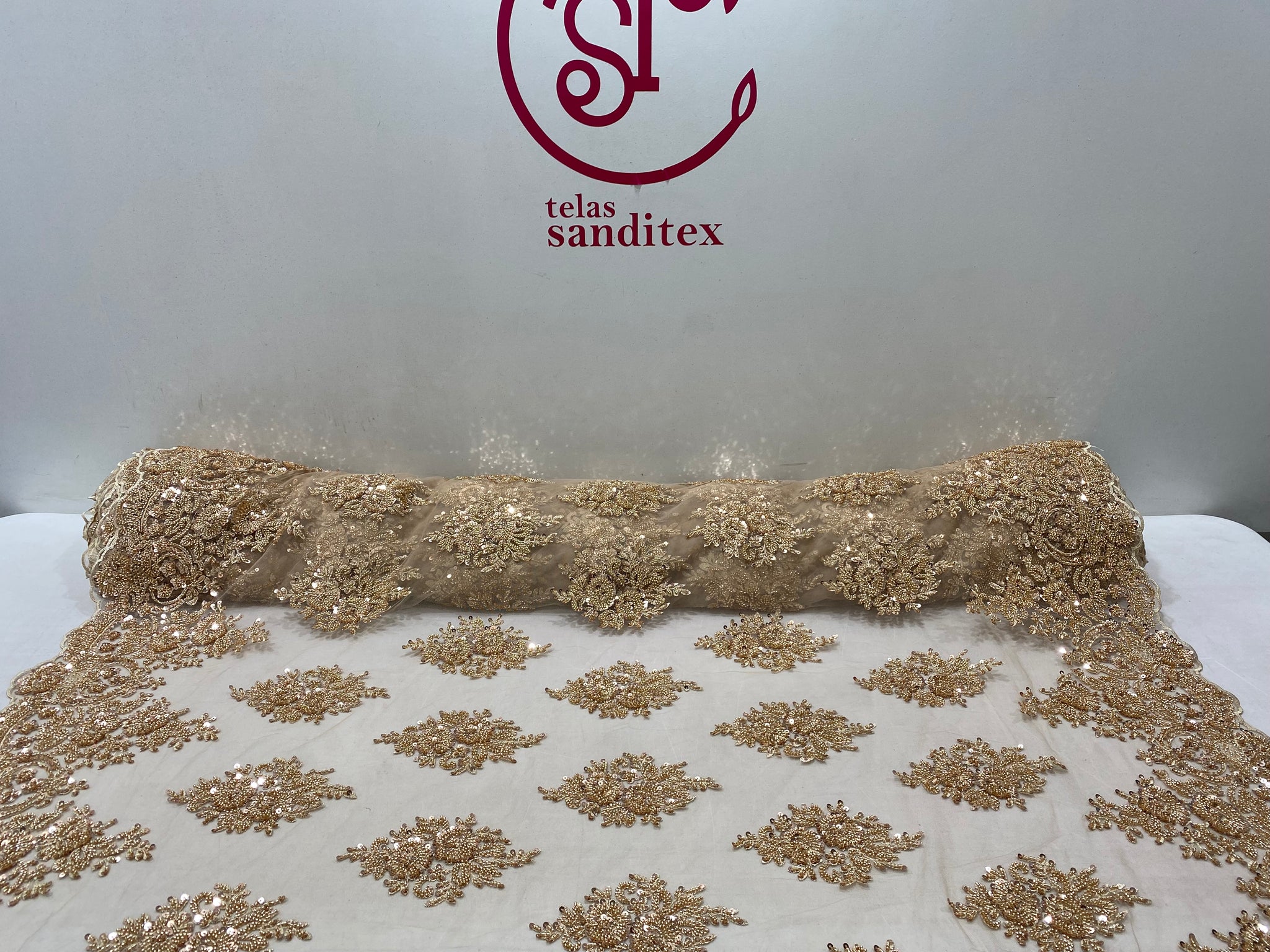 Tul Bordado Pedreria "Daria" – Sanditex