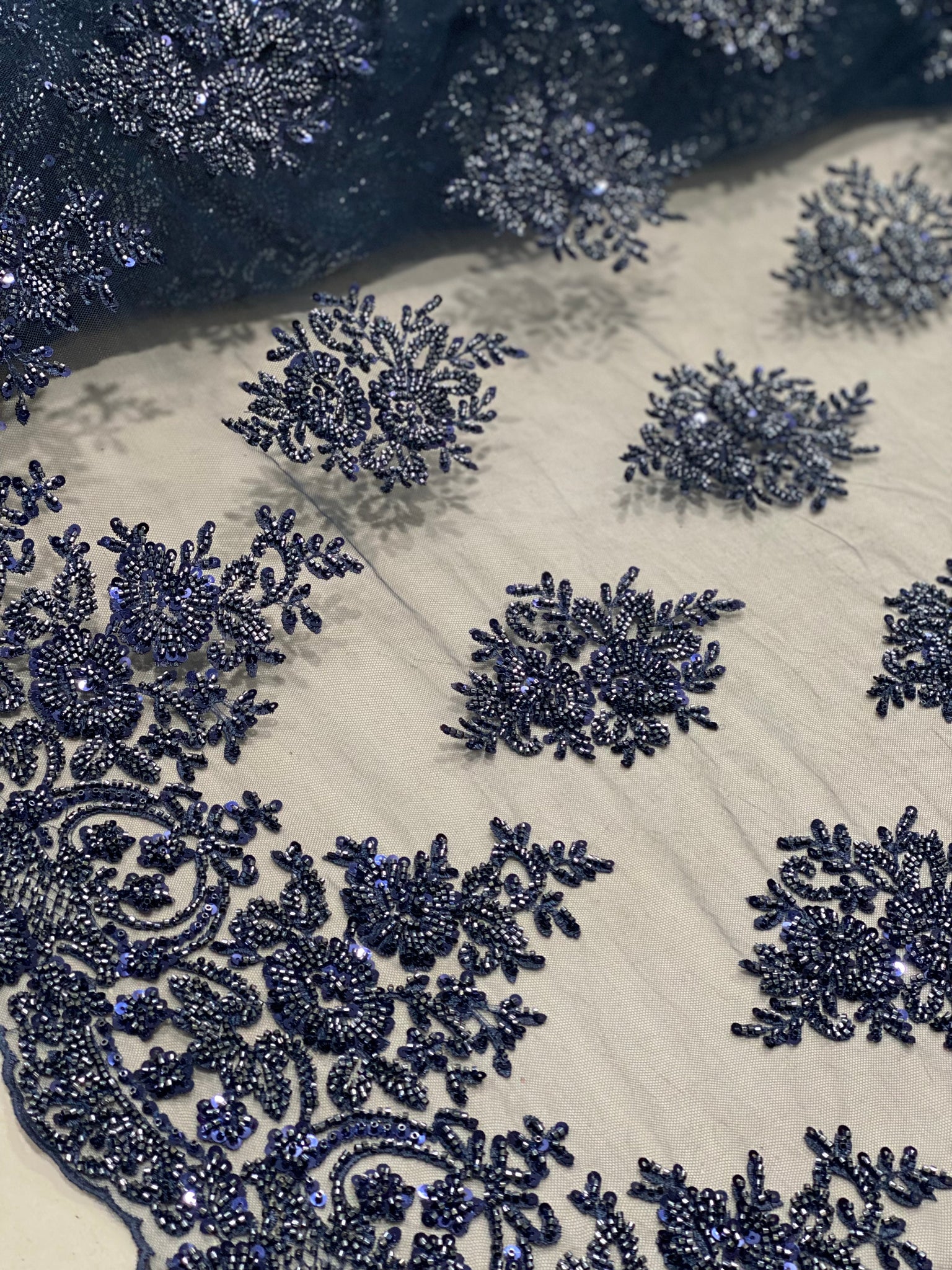 Tul Bordado Pedreria "Daria" – Sanditex