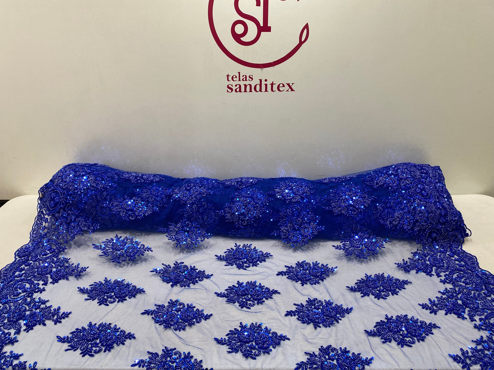 Tul Bordado Pedreria "Daria" – Sanditex