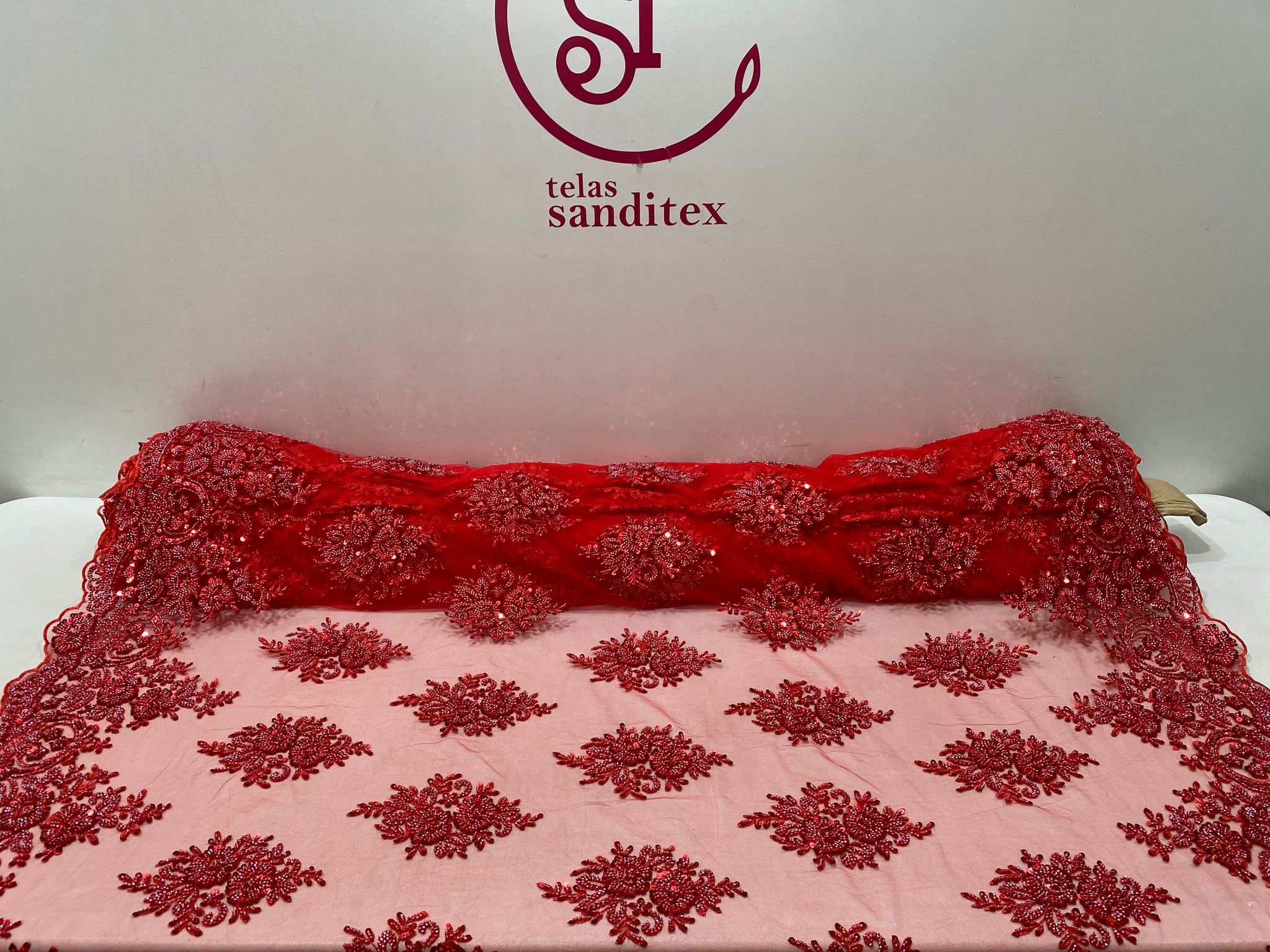 Tul Bordado Pedreria "Daria" – Sanditex