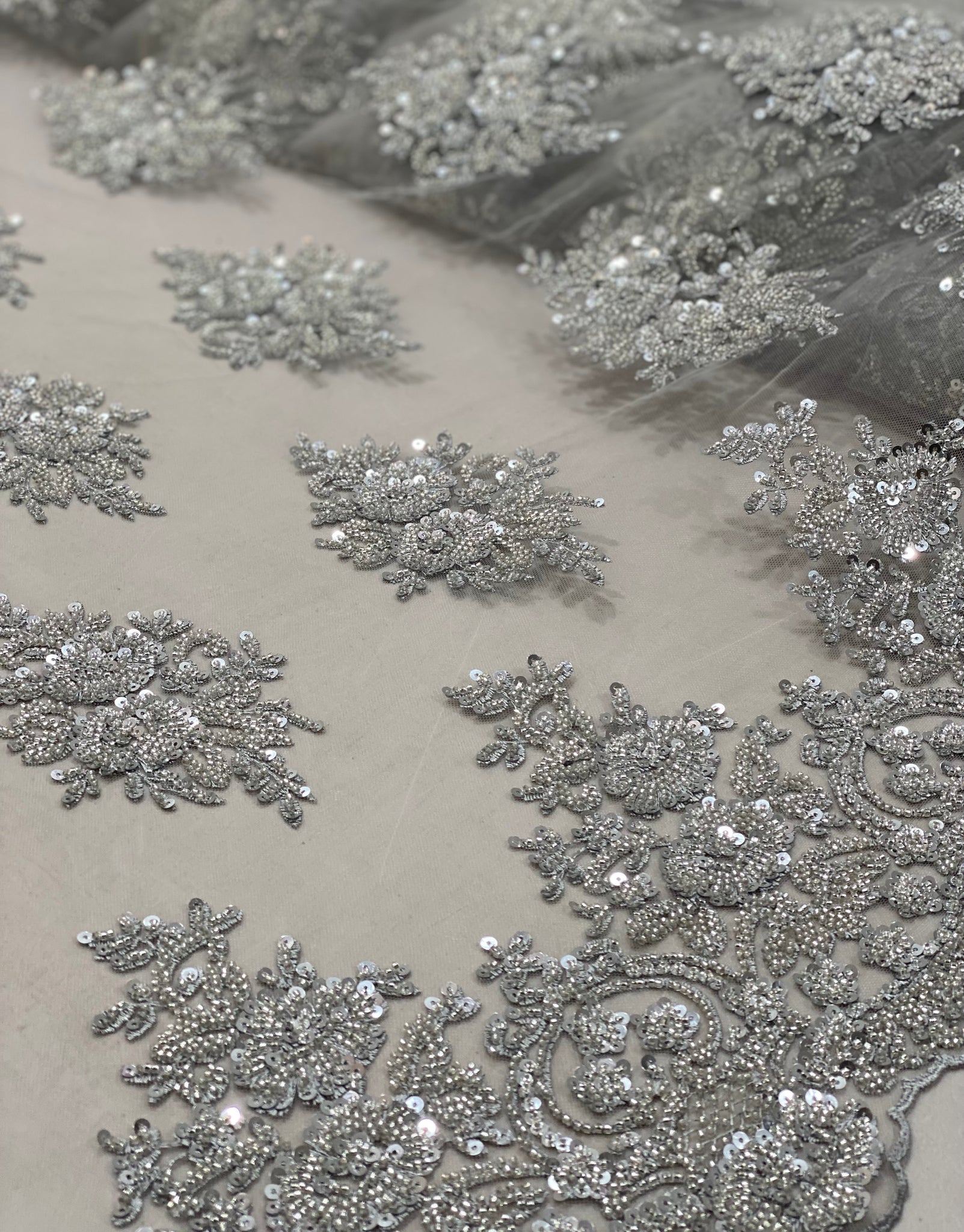 Tul Bordado Pedreria "Daria" – Sanditex