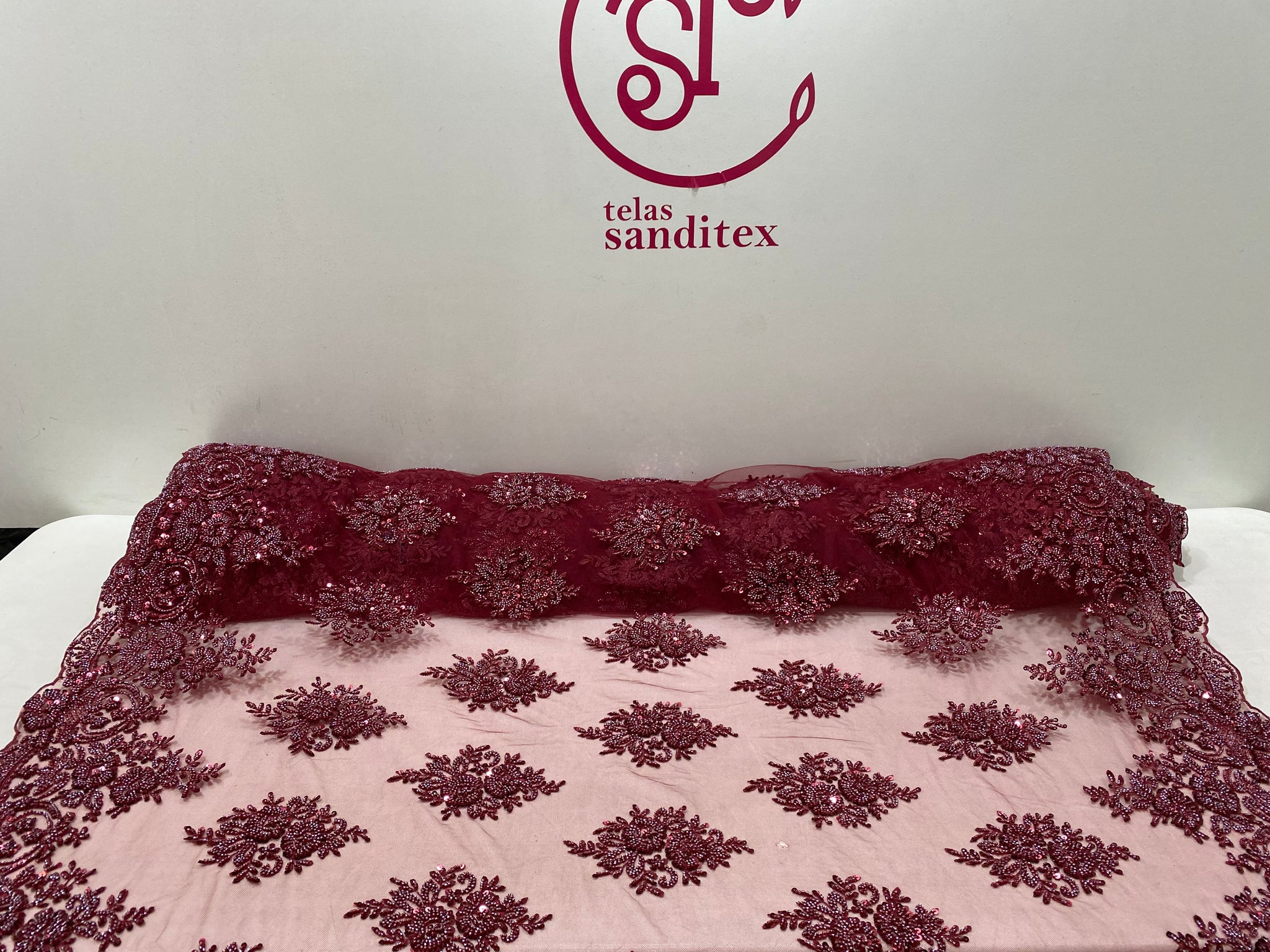 Tul Bordado Pedreria "Daria" – Sanditex