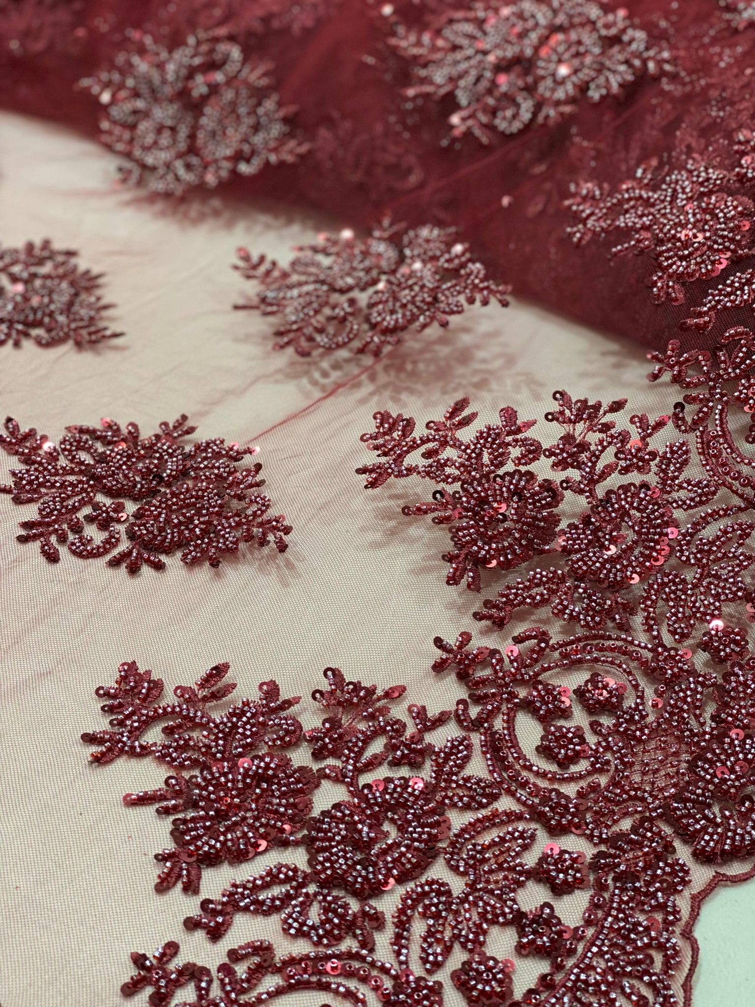 Tul Bordado Pedreria "Daria" – Sanditex