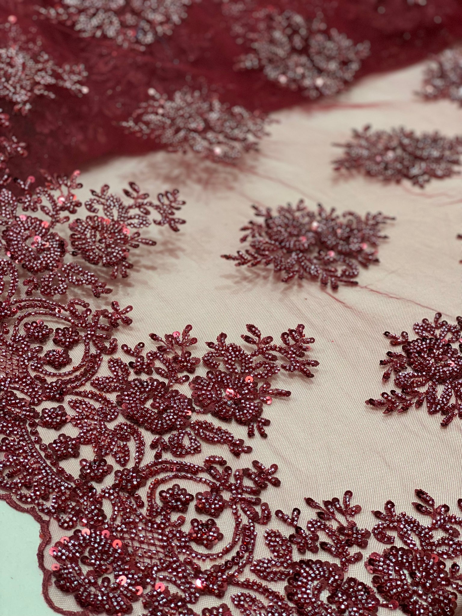 Tul Bordado Pedreria "Daria" – Sanditex