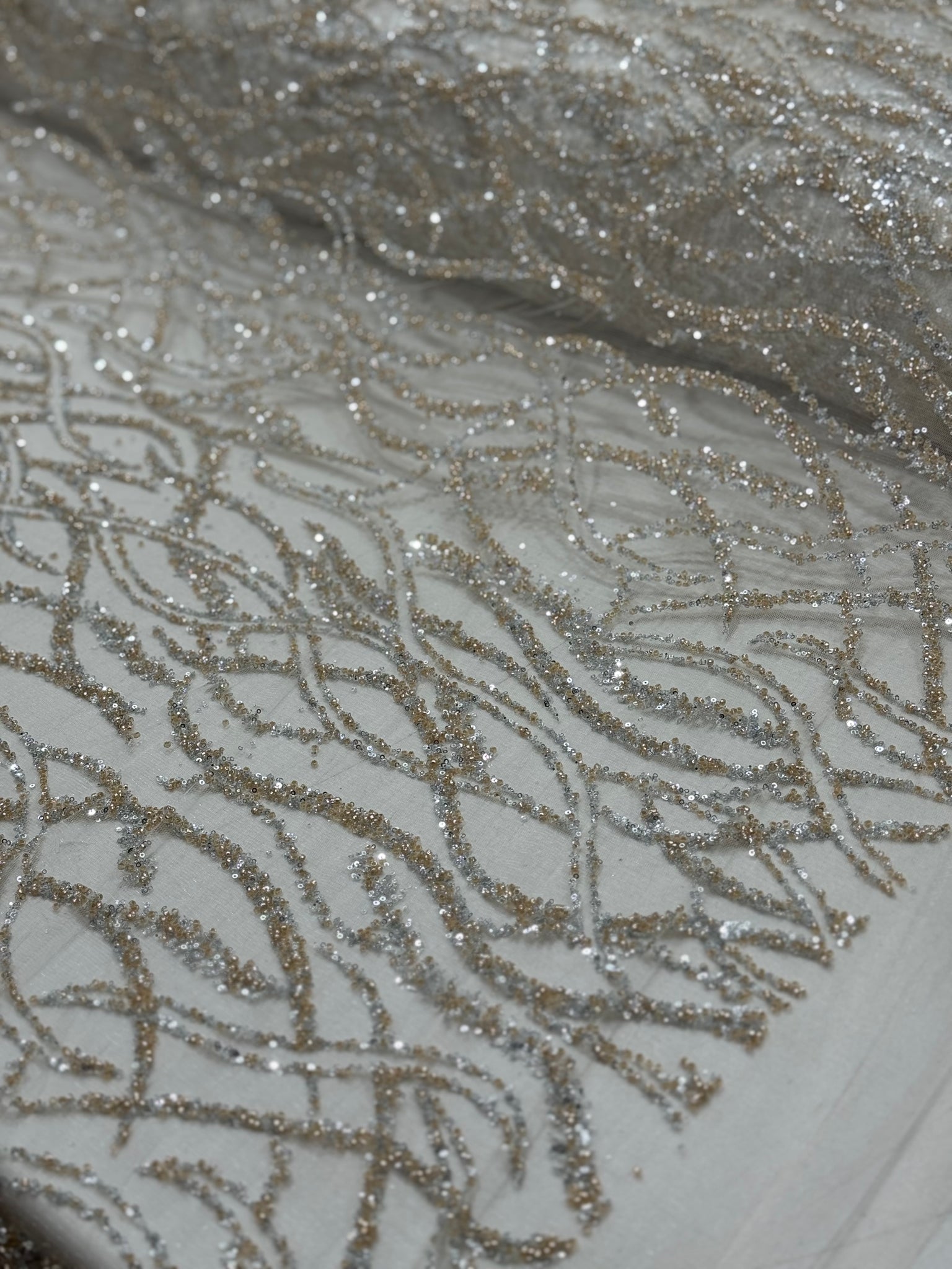 Tul De Diseño Con Lentejuela Y Pedreria "Anastasia" – Sanditex