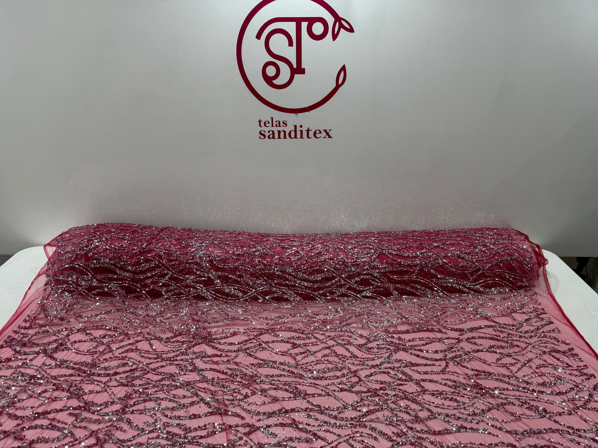Tul De Diseño Con Lentejuela Y Pedreria "Anastasia" – Sanditex
