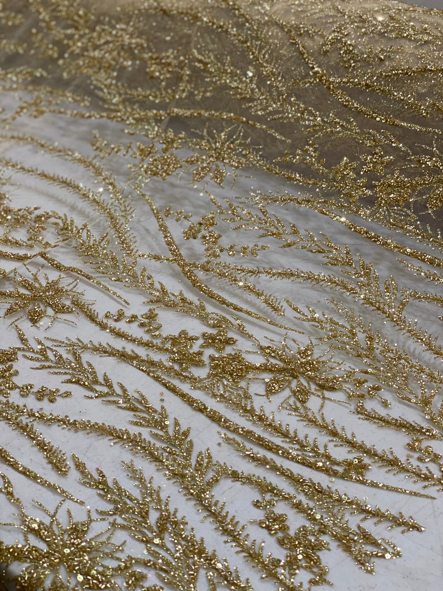 Tul Glitter Con Pedreria "Nuria" – Sanditex