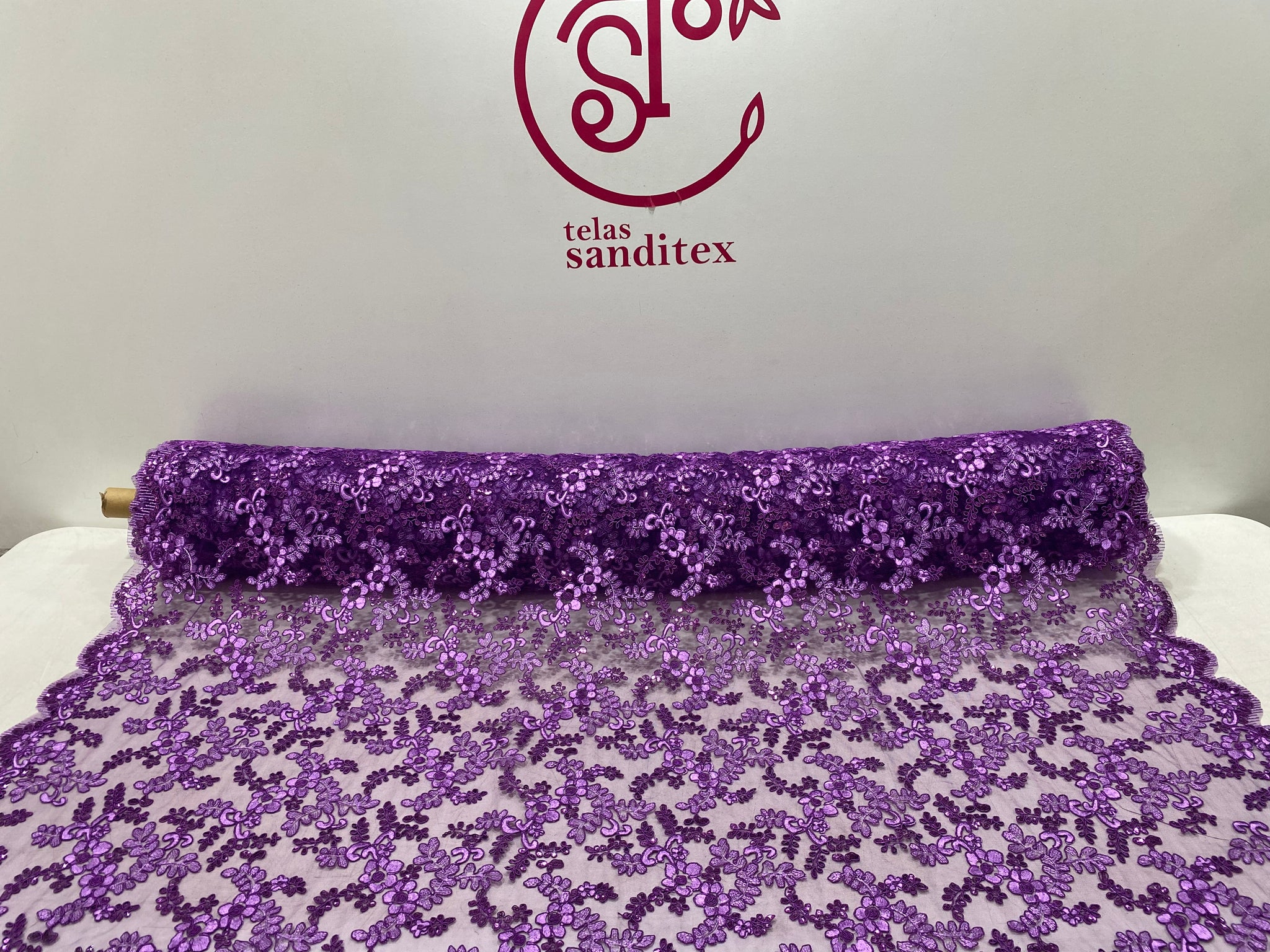 Tul Bordado Con Lentejuela "Romina" – Sanditex