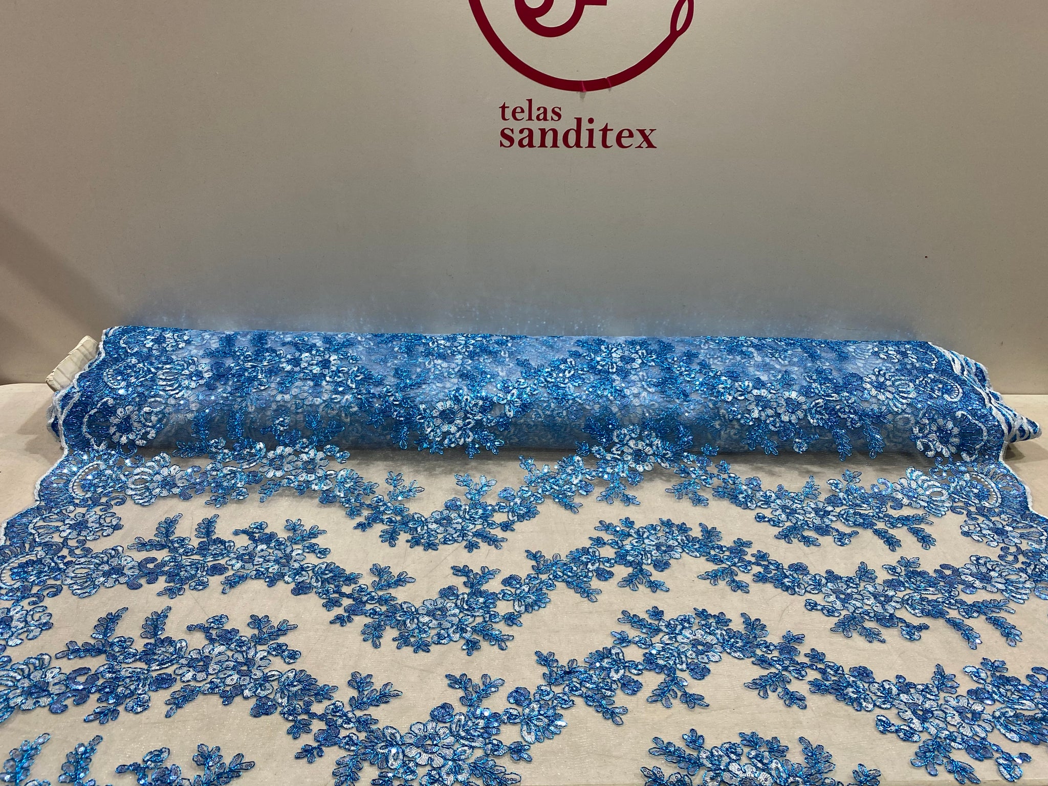 Tul Bordado Con Lentejuela "Teresa" – Sanditex